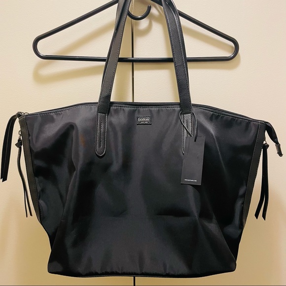 Botkier | Bags | Black Botkier Zippered Nylon Tote | Poshmark